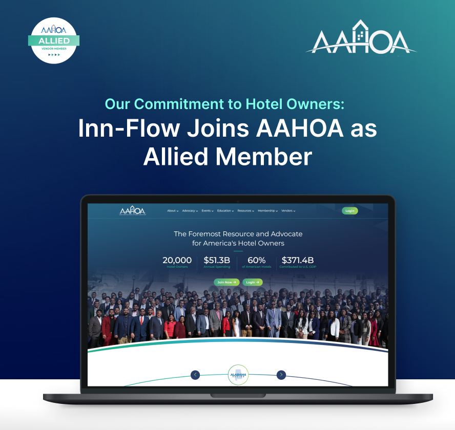 Inn-Flow Joins AAHOA as Allied Member | Official Announcement