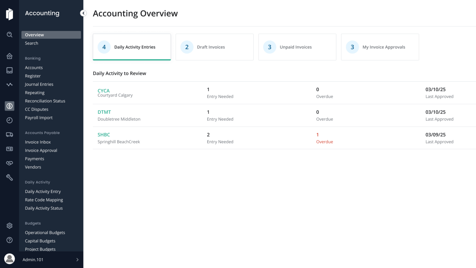 Finance & Accounting | Inn-Flow Hotel Software